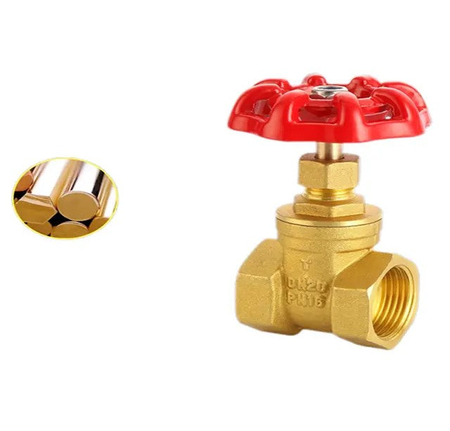 Brass Gate Valves Female Thread | Tap Water Valve Switch - Al Dhafr ...